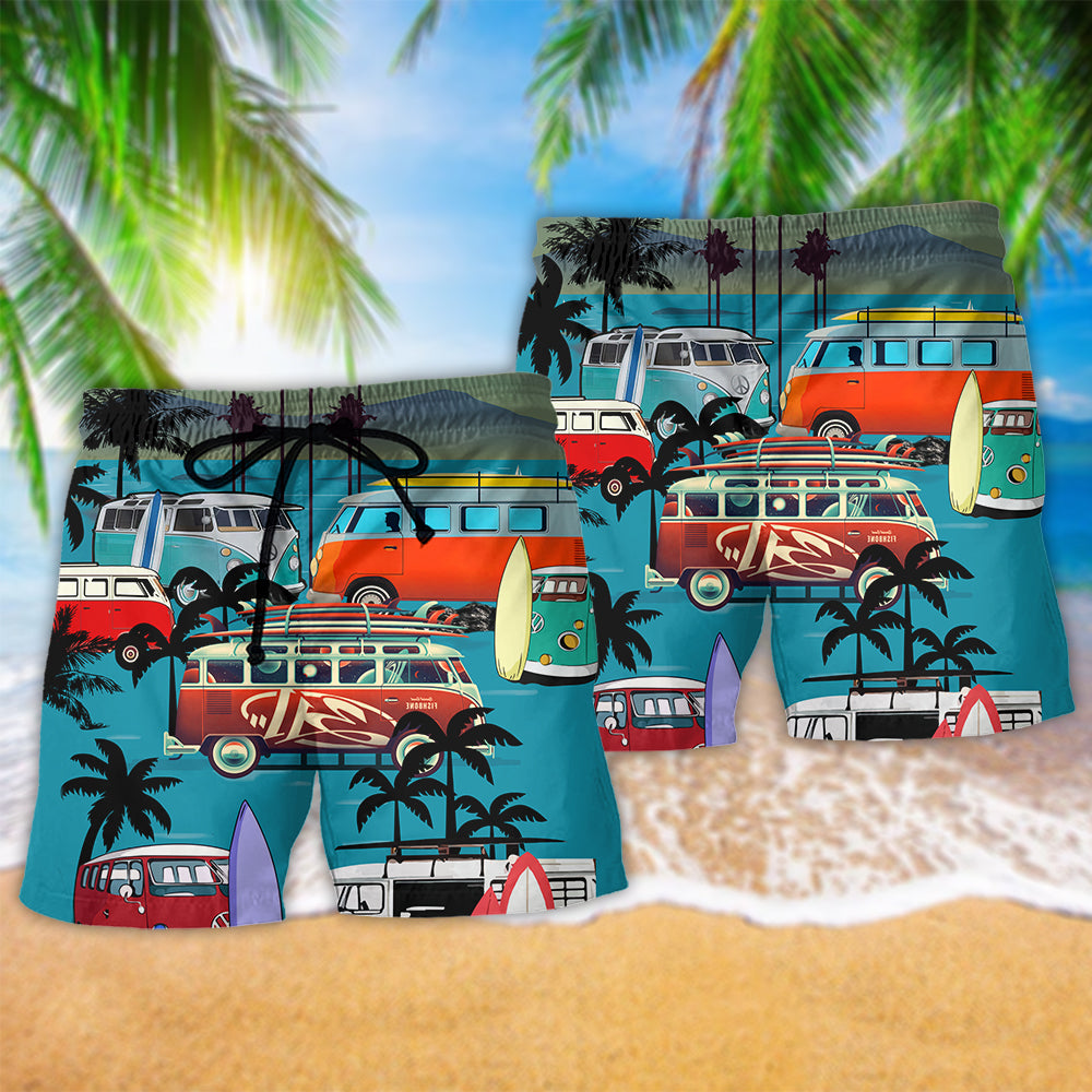 Camping Enjoy Your Vanlife Van - Beach Short - Owl Ohh - Owl Ohh | Just ...
